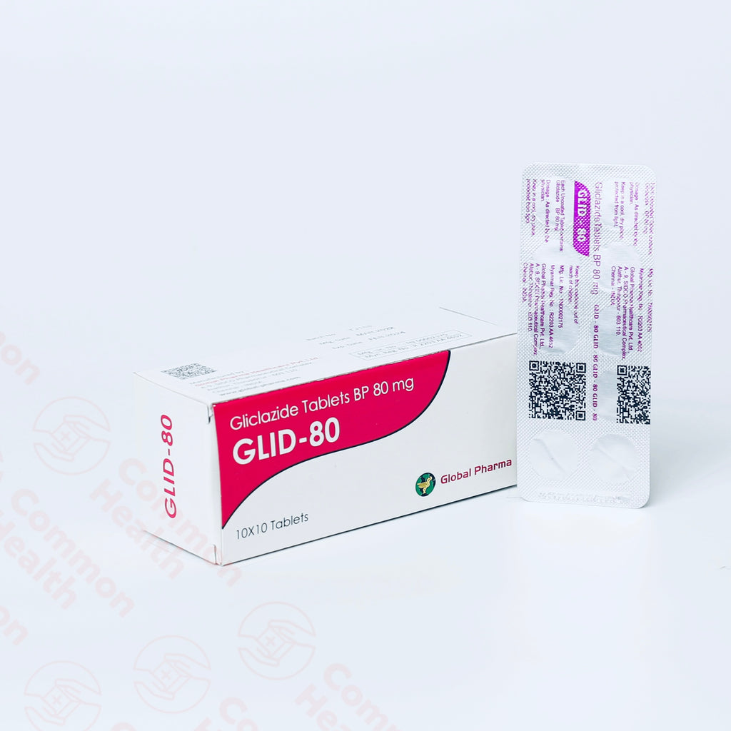 Glid 80 10 Tablets Common Health Myanmar