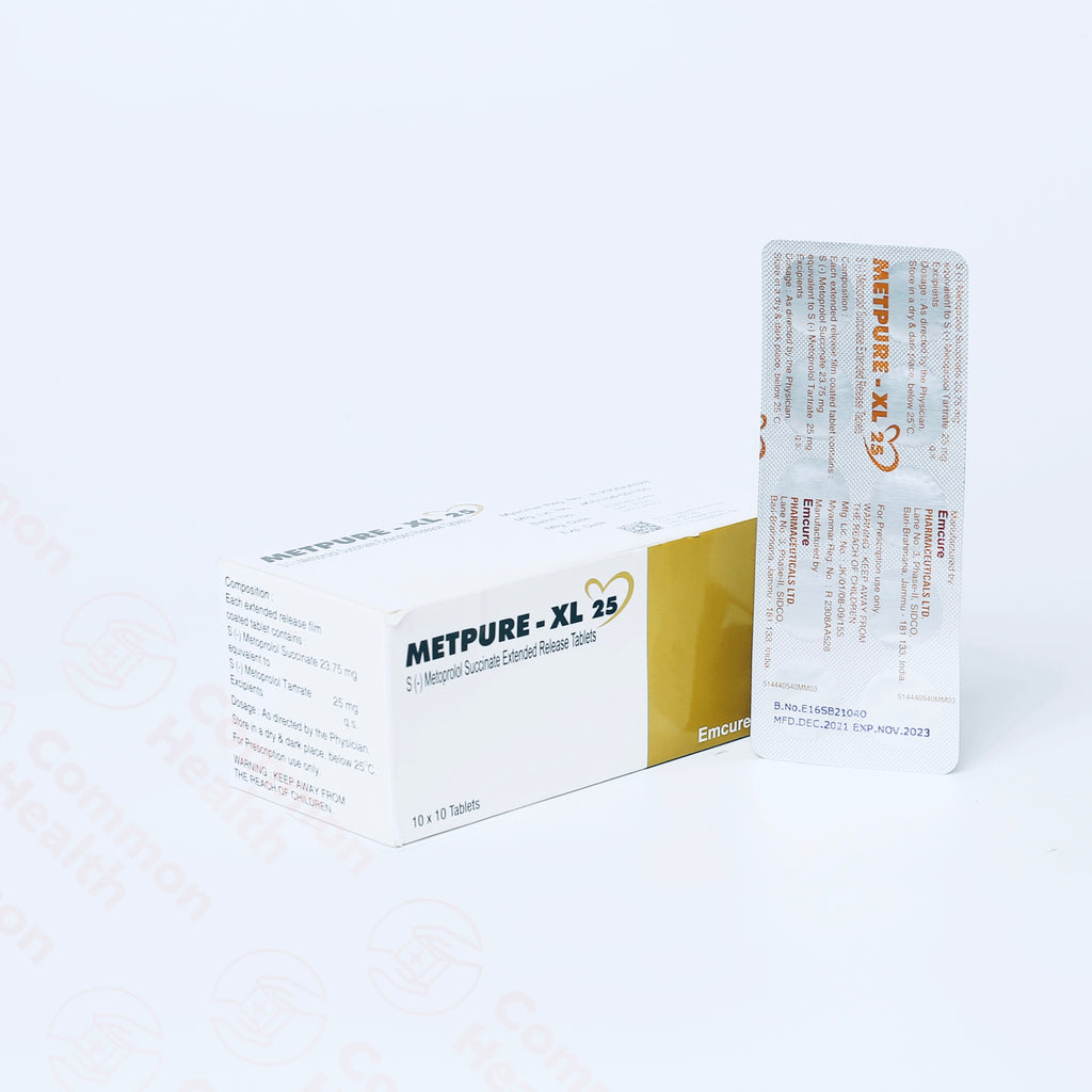 Metpure Xl 25 10 Tablets Common Health Myanmar