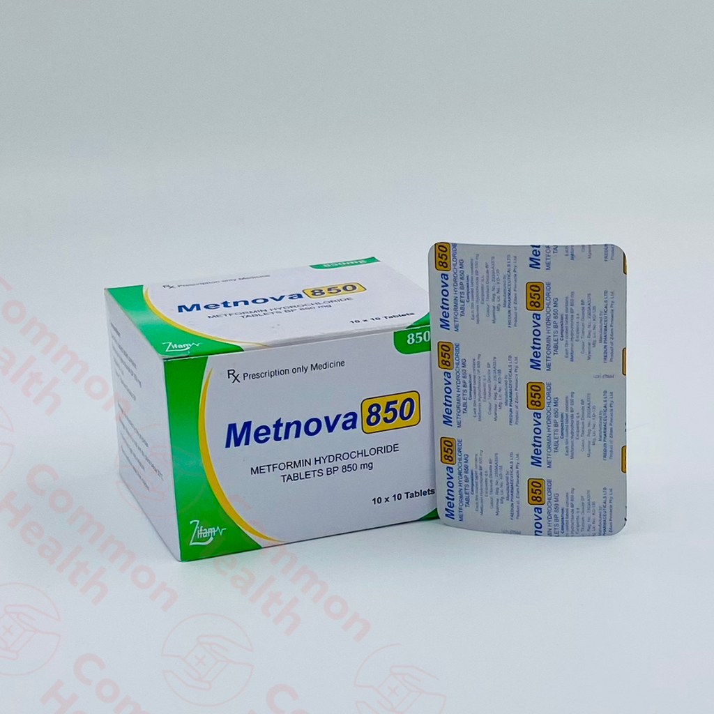 Metnova 850 (10 tablets) – Common Health Myanmar