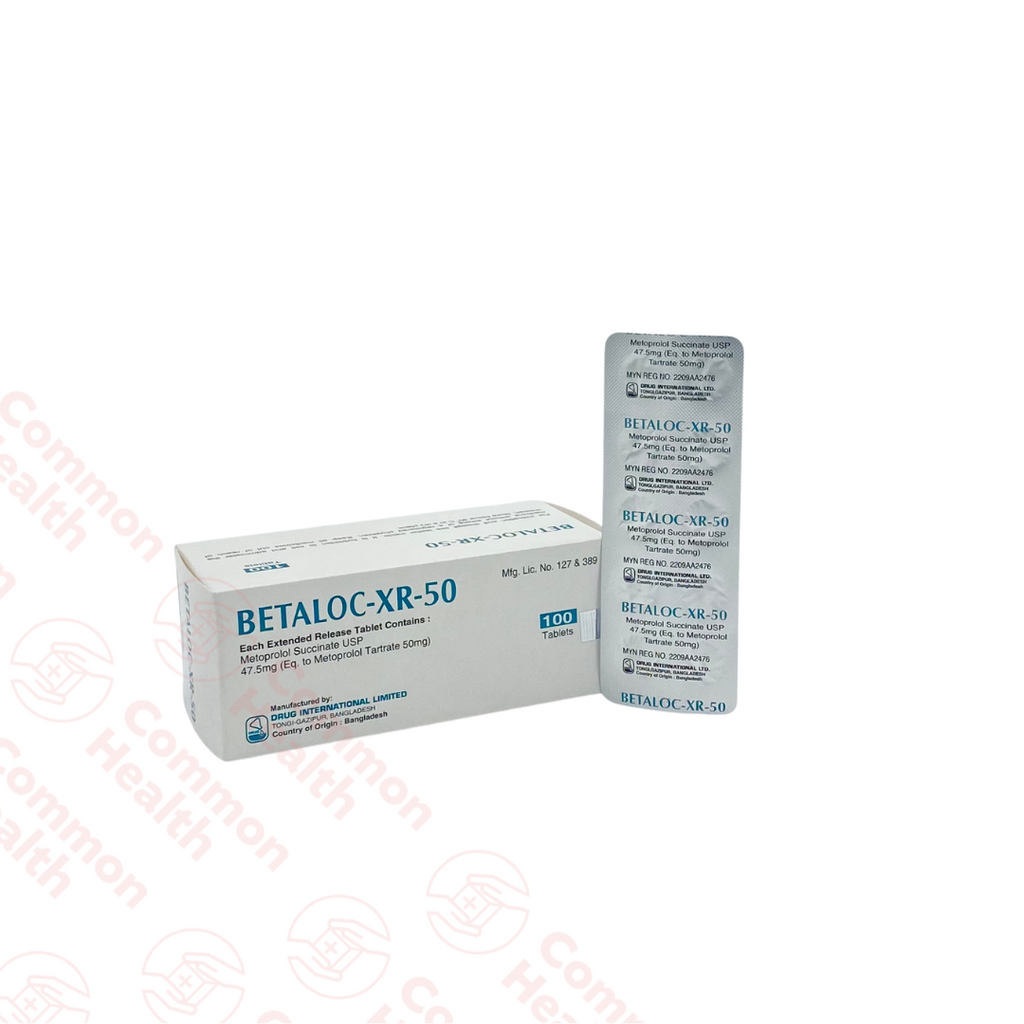 Betaloc-XR-50 (10 tablets) – Common Health Myanmar