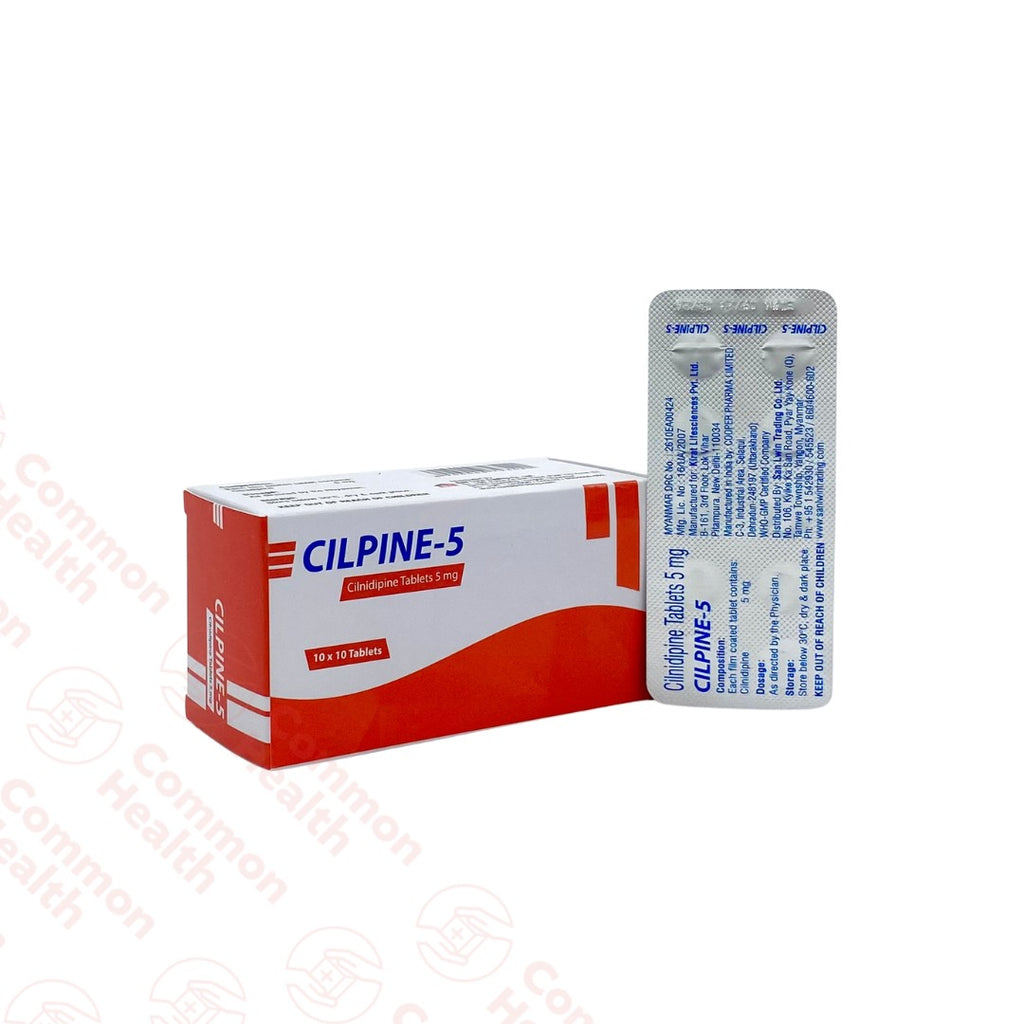 Cilpine 5 (10 tablets) – Common Health Myanmar