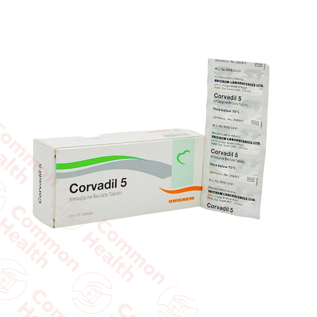 Corvadil 5 (10 tablets) – Common Health Myanmar