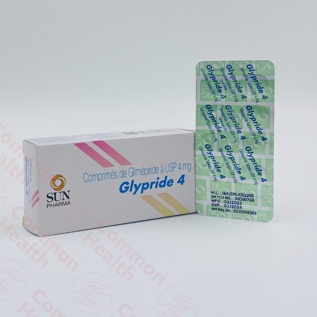 Glypride 4 (10 tablets) – Common Health Myanmar