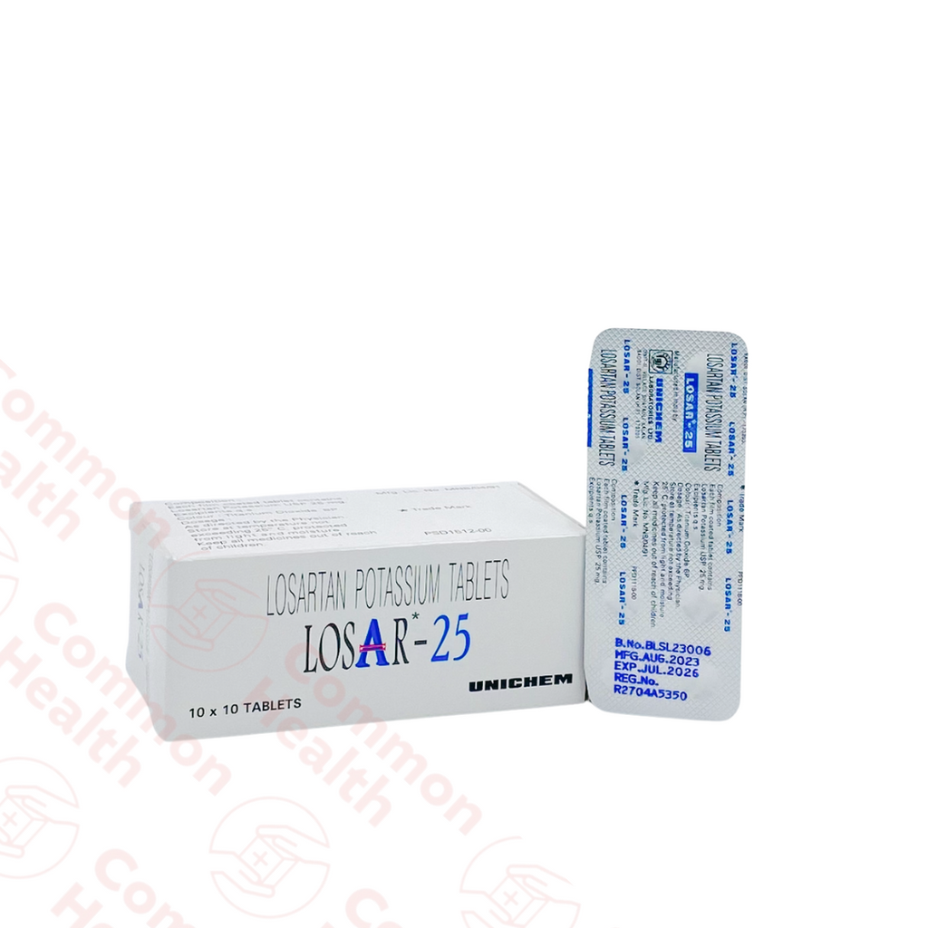 Losar 25 (10 tablets) – Common Health Myanmar
