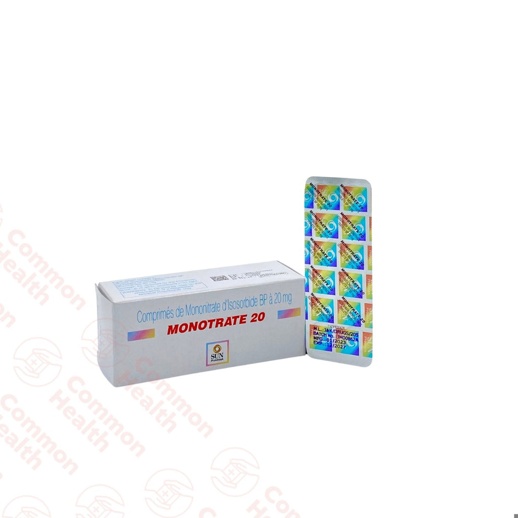 Monotrate 20 (10 tablets) – Common Health Myanmar