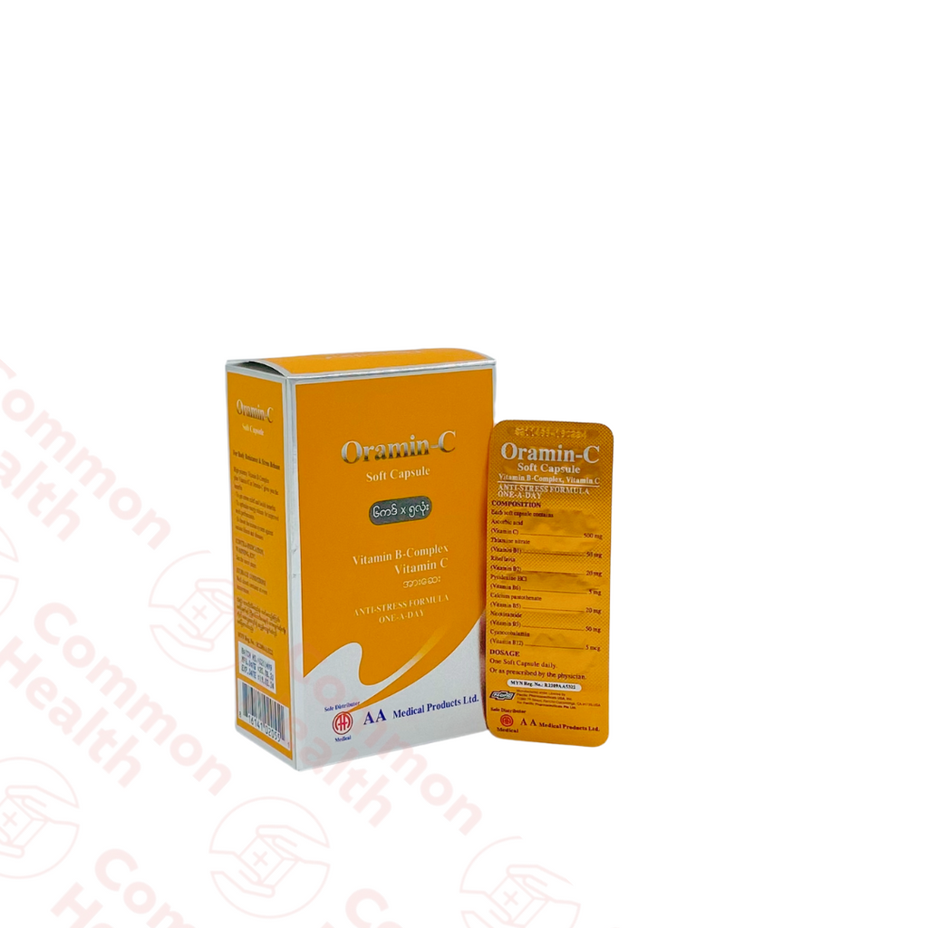Oramin-C (5 capsules) – Common Health Myanmar