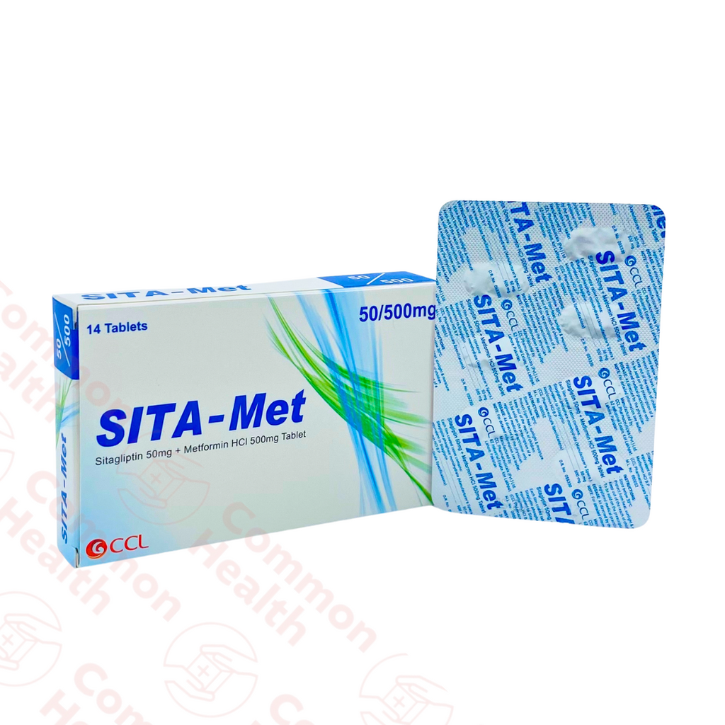 Sita Met 50/500 (7 tablets) – Common Health Myanmar