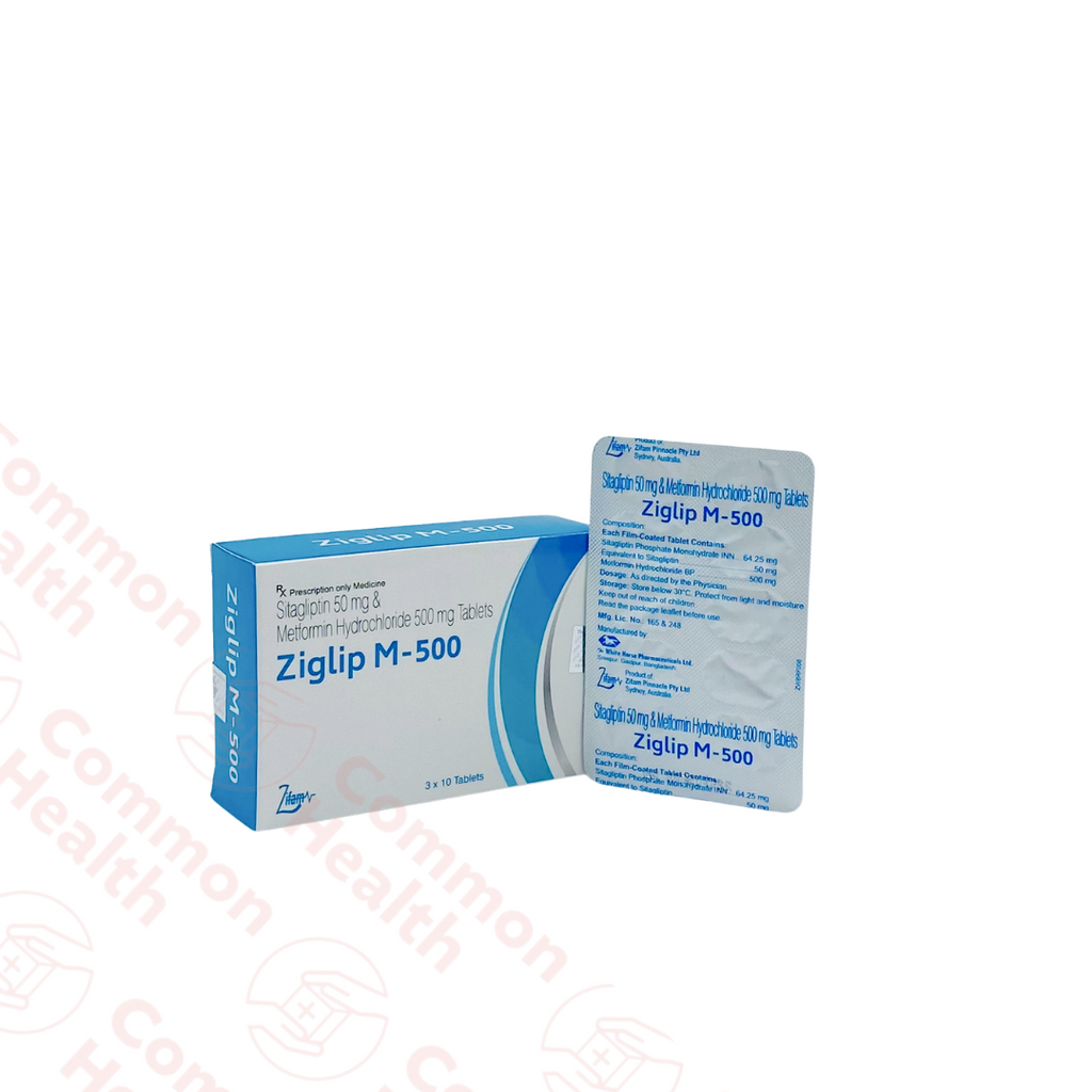 Ziglip M-500 (10 tablets) – Common Health Myanmar