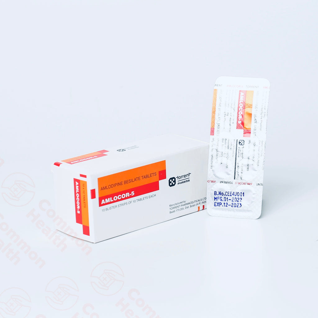 Amlocor 5 (10 tablets) – Common Health Myanmar