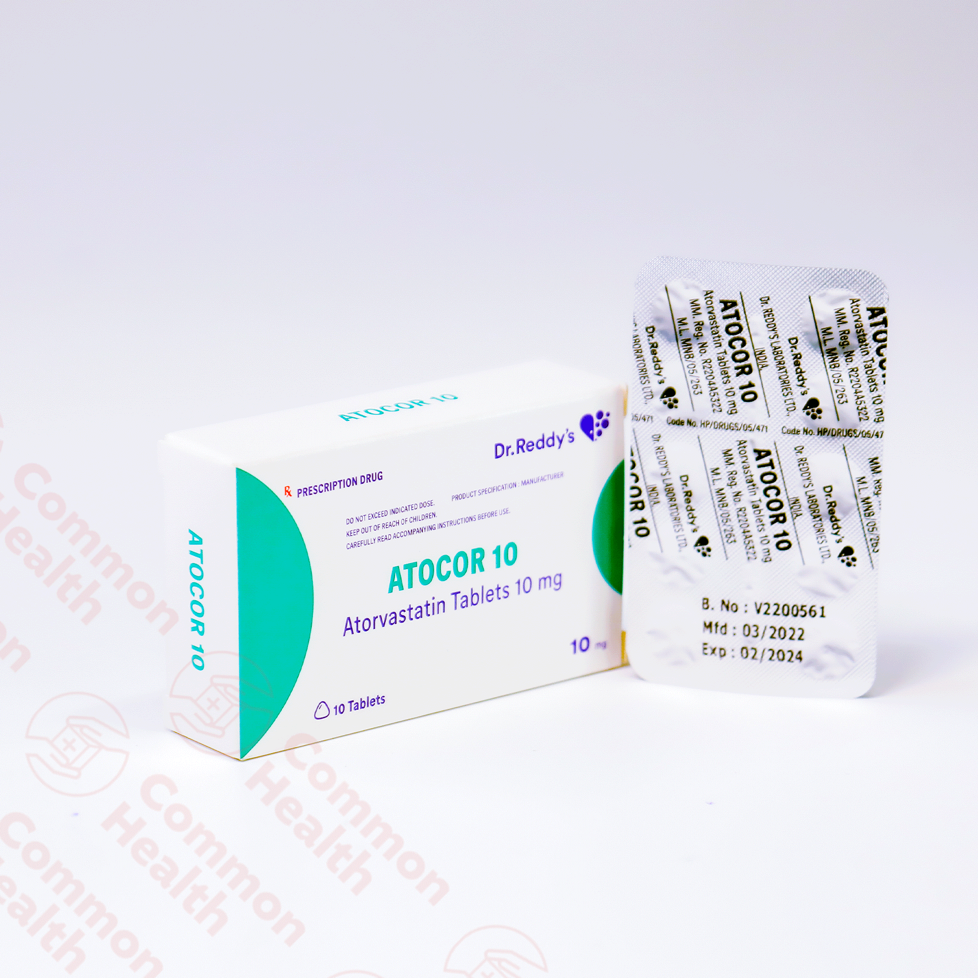 Atocor 10 (10 tablets) – Common Health Myanmar