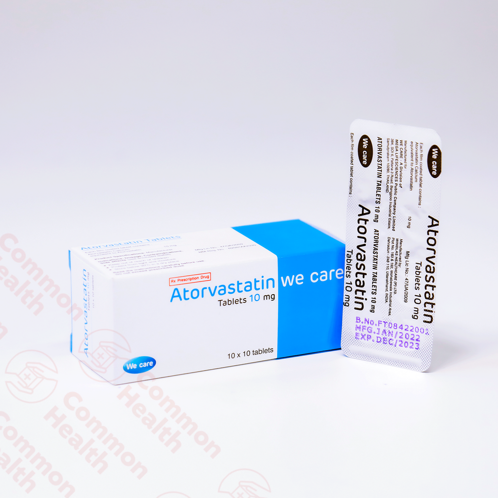 Atorvastatin Wecare 10 10 Tablets Common Health Myanmar