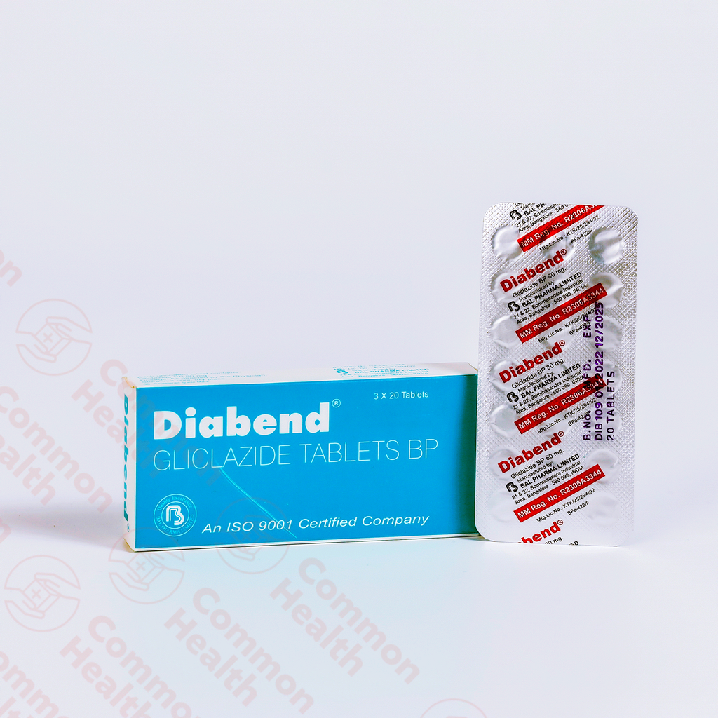 Diabend 80 (20 tablets) – Common Health Myanmar