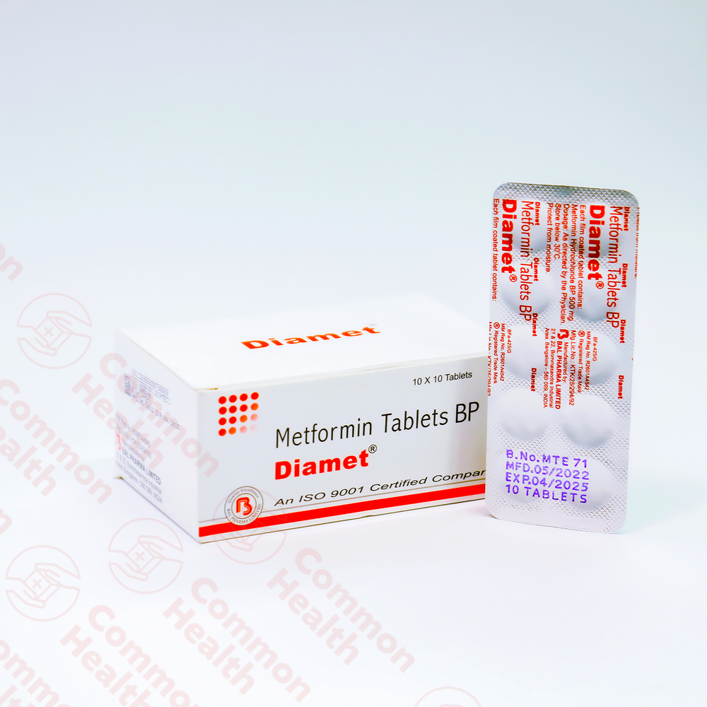 Diamet 500 (10 tablets) – Common Health Myanmar