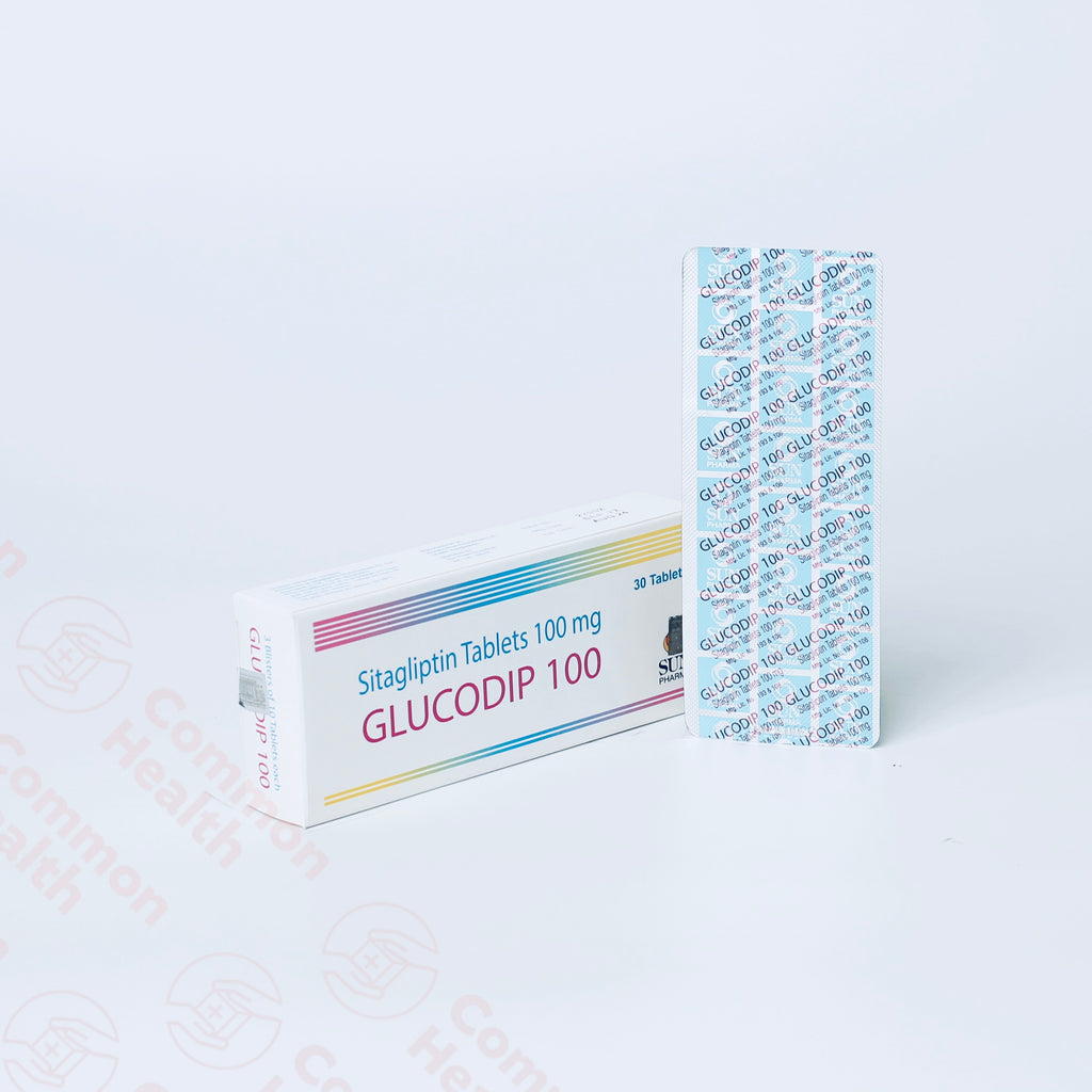 Glucodip 100 (10 tablets) – Common Health Myanmar