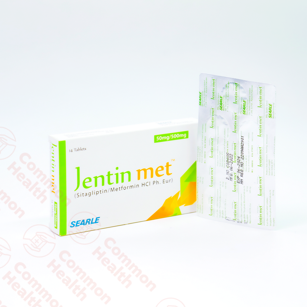Jentin Met 50/500 (7 tablets) – Common Health Myanmar