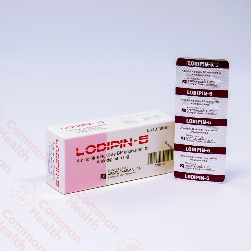 Lodipin 5 (10 tablets) – Common Health Myanmar