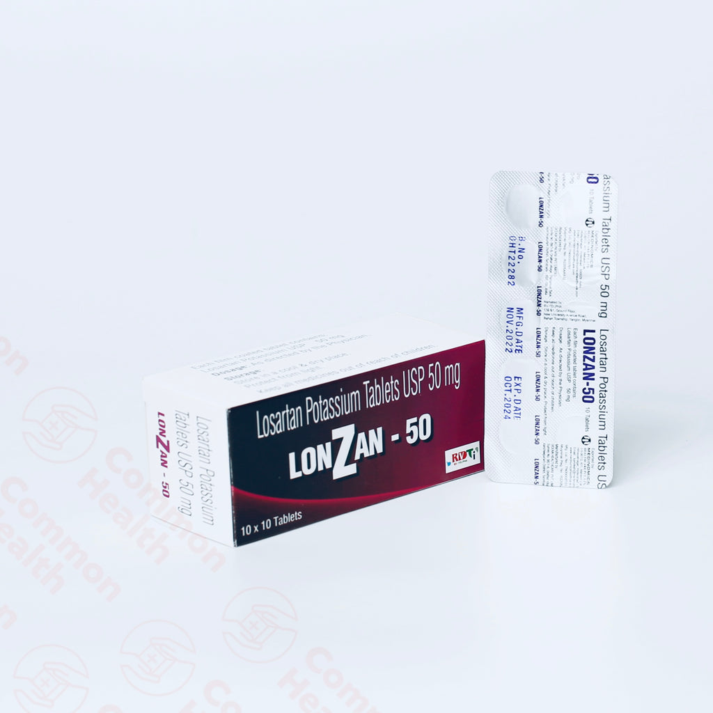 Lonzan 50 (10 tablets) – Common Health Myanmar