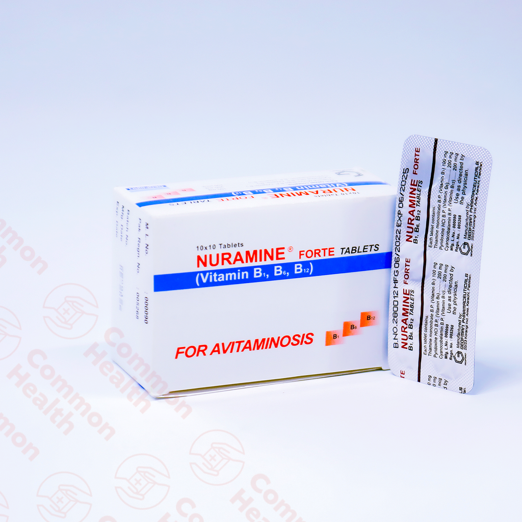 Nuramine Forte (10 tablets) – Common Health Myanmar