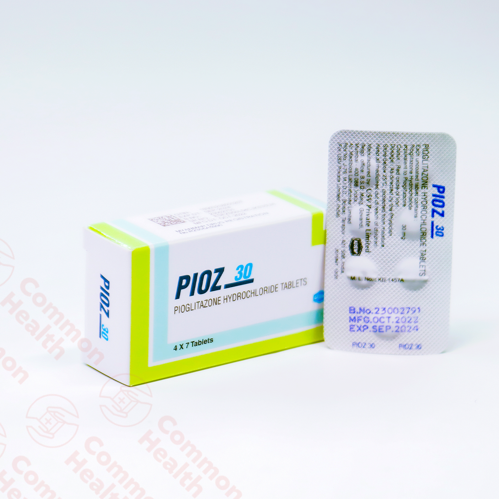 Pioz 30 (7 tablets) – Common Health Myanmar