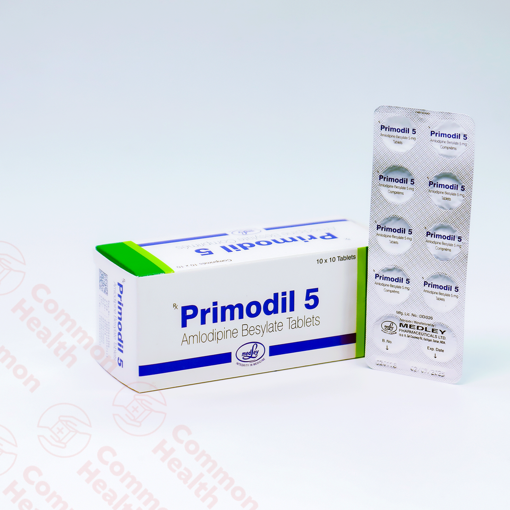 Primodil 5 (10 tablets) – Common Health Myanmar