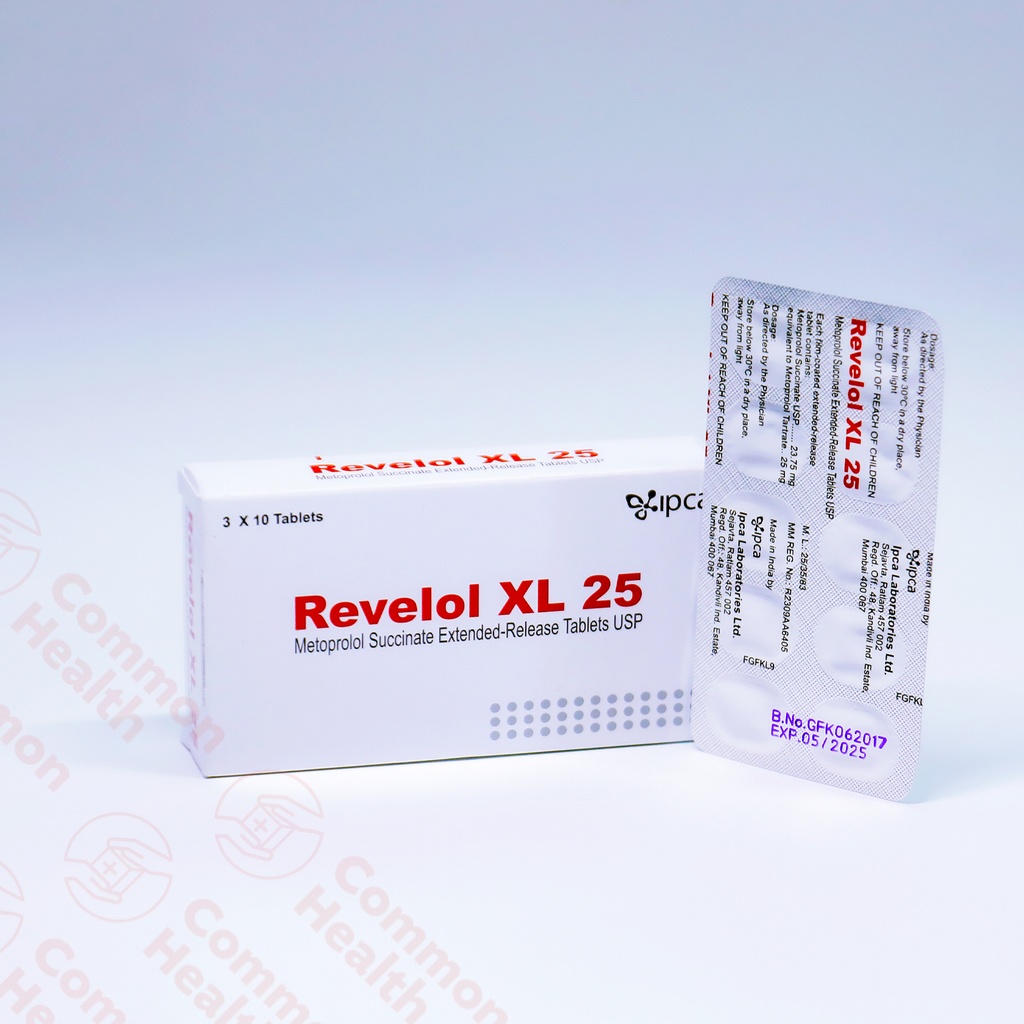 Revelol XL 25 (10 tablets) – Common Health Myanmar
