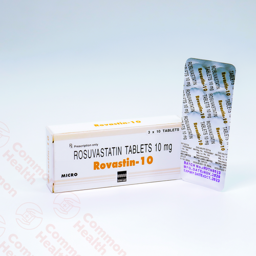 Rovastin 10 (10 tablets) – Common Health Myanmar