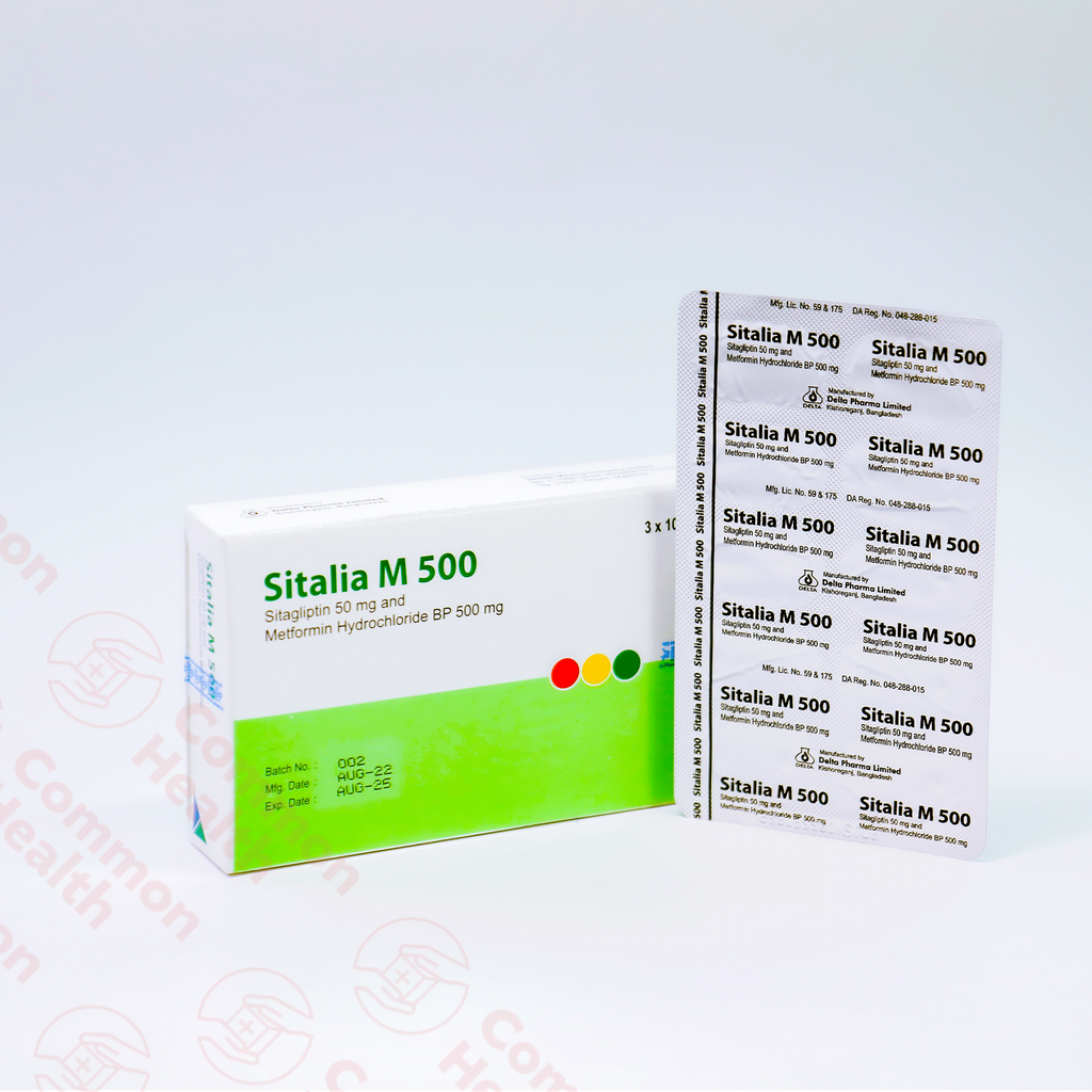 Sitalia M 500 (10 tablets) – Common Health Myanmar