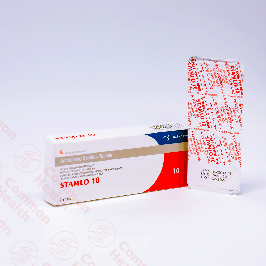 Stamlo 10 (10 tablets) – Common Health Myanmar