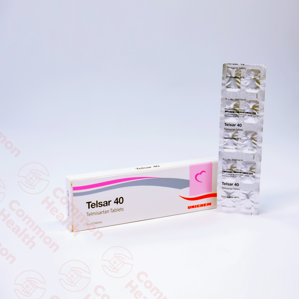 Telsar 40 (10 tablets) – Common Health Myanmar