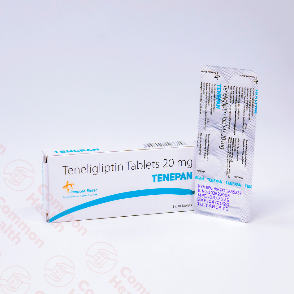Tenepan 20 (10 tablets) – Common Health Myanmar
