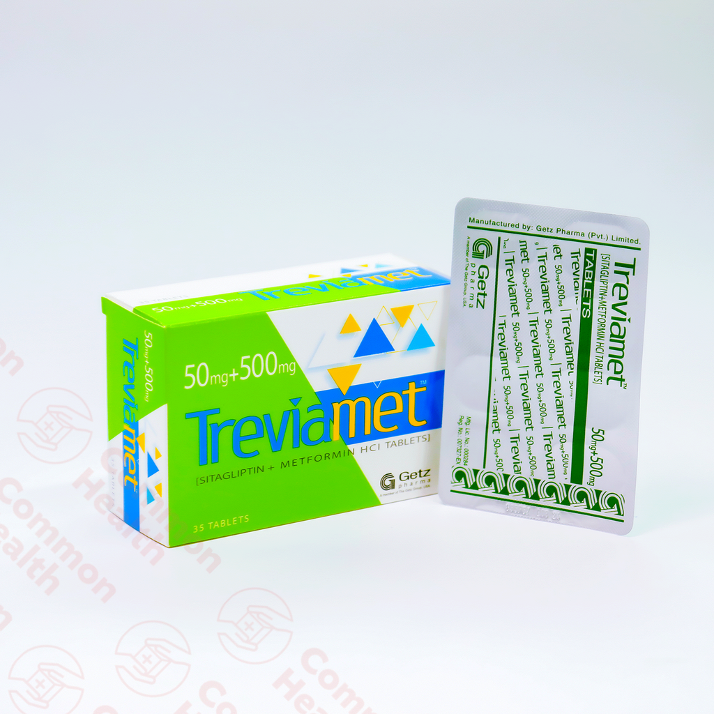 Treviamet 50/500 (7 tablets) – Common Health Myanmar