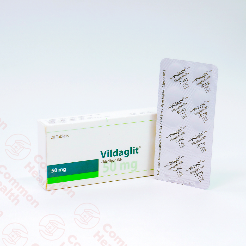 Vildaglit 50 (10 tablets) – Common Health Myanmar
