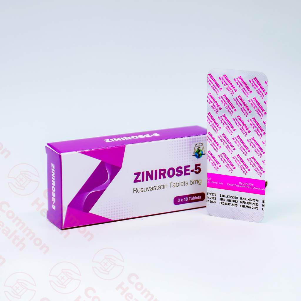 Zinirose 5 (10 tablets) – Common Health Myanmar
