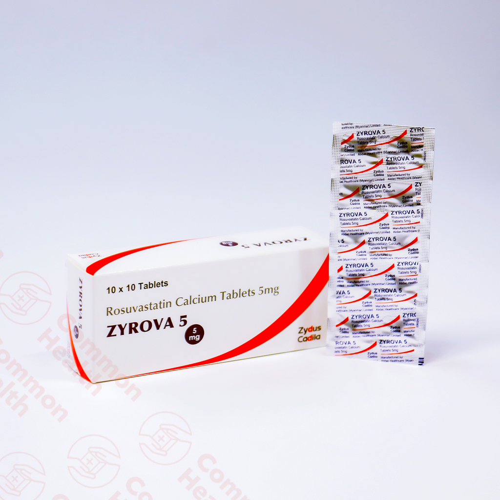 Zyrova 5 (10 tablets) – Common Health Myanmar