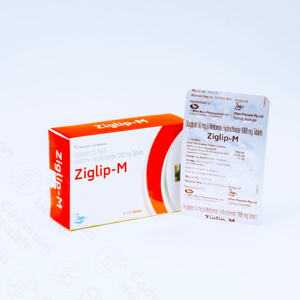 Ziglip-M (10 tablets) – Common Health Myanmar