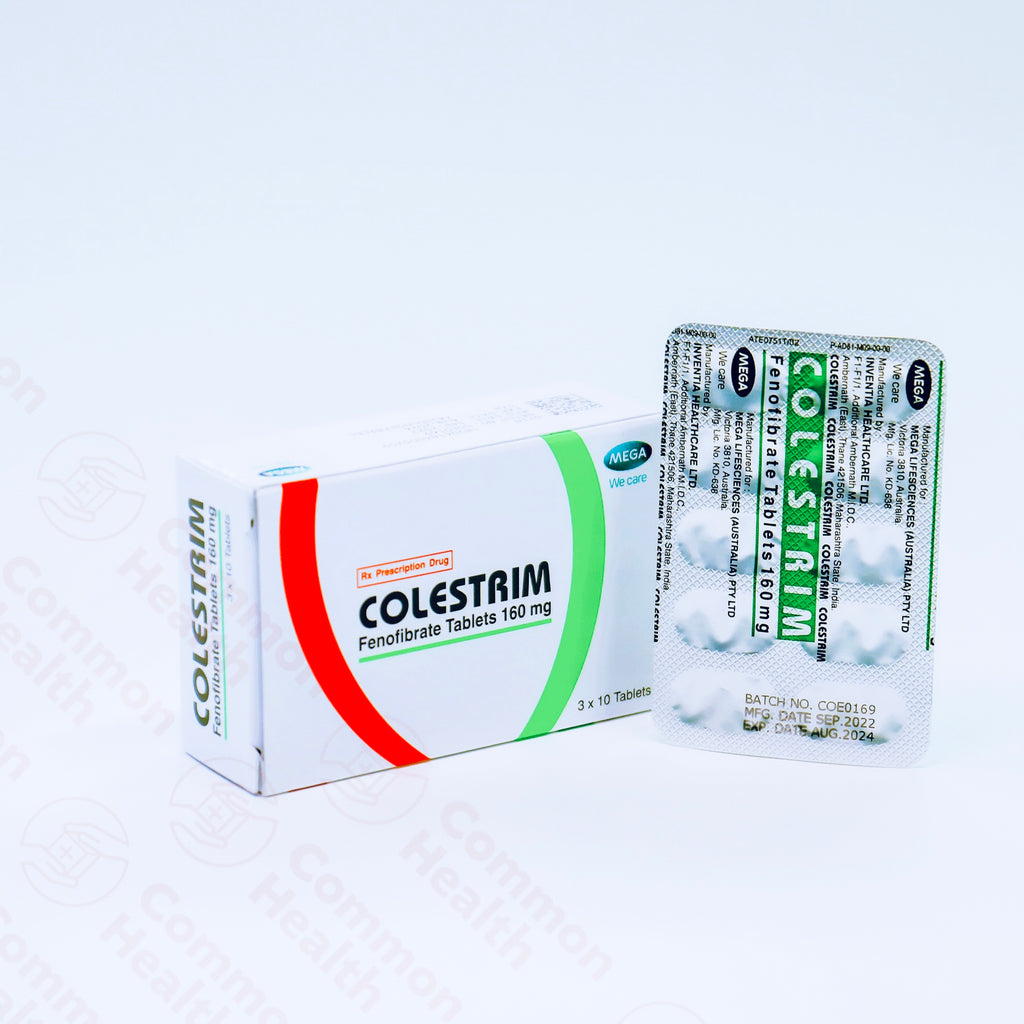 Colestrim 160 (10 tablets) – Common Health Myanmar