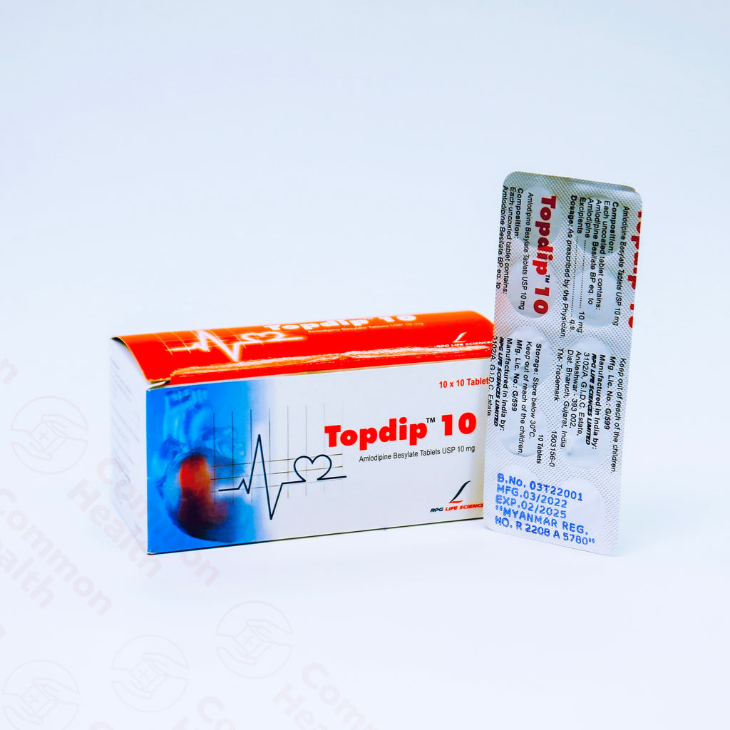 Topdip 10 (10 tablets) – Common Health Myanmar