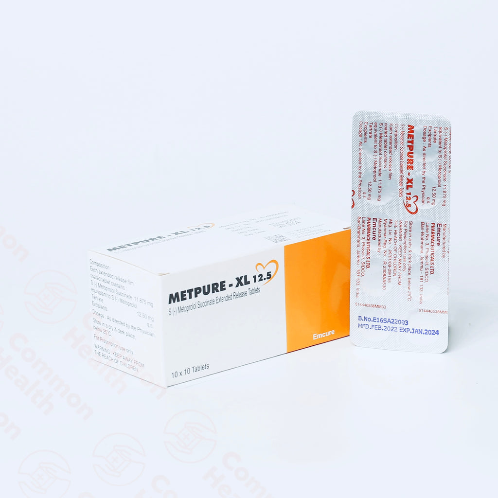 Metpure XL 12.5 (10 tablets) – Common Health Myanmar