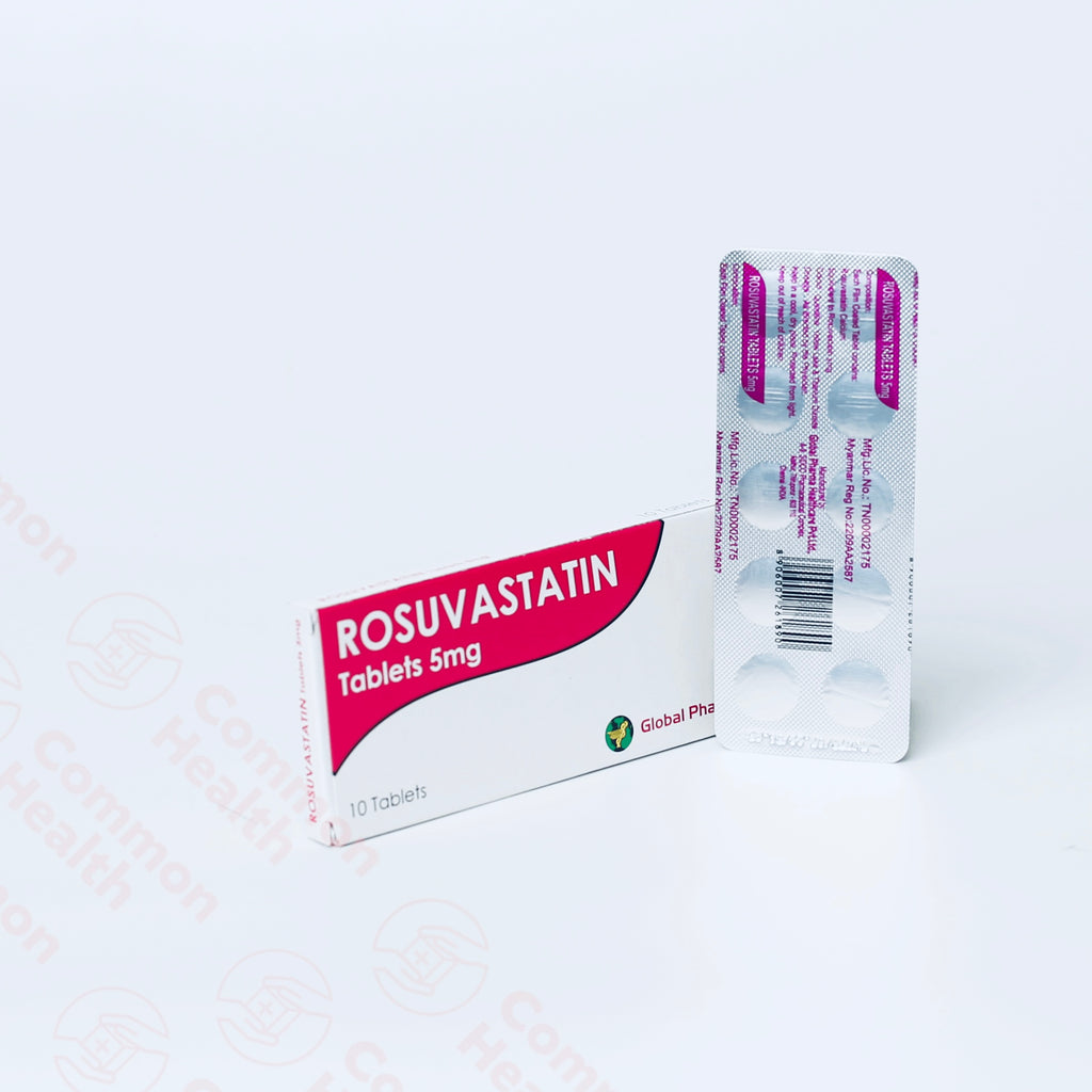 Rosuvastatin 5 (10 tablets) – Common Health Myanmar