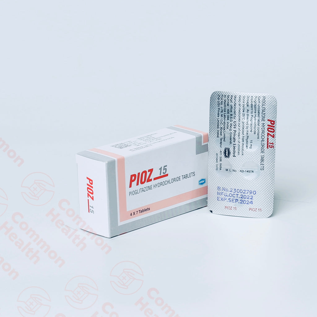 Pioz 15 (7 tablets) – Common Health Myanmar