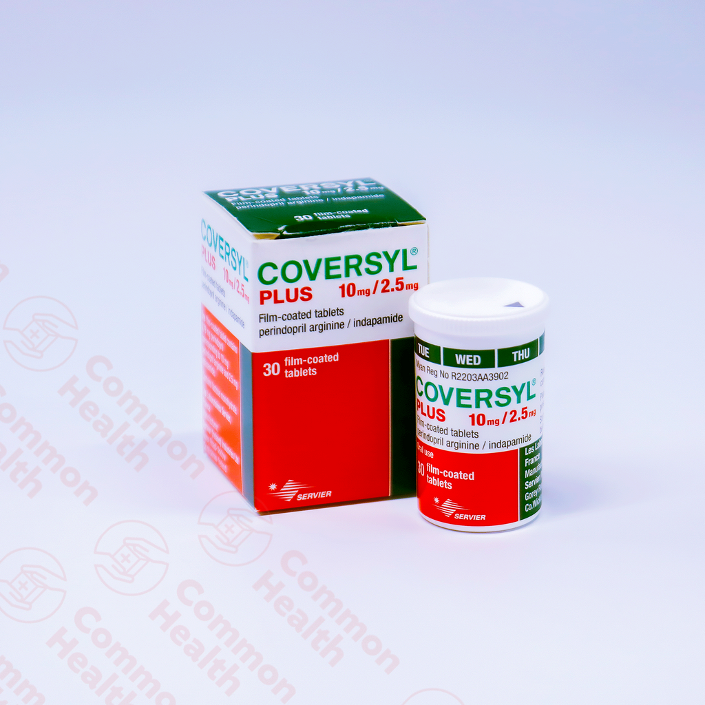 Coversyl Plus 10/2.5 (30 tablets) – Common Health Myanmar
