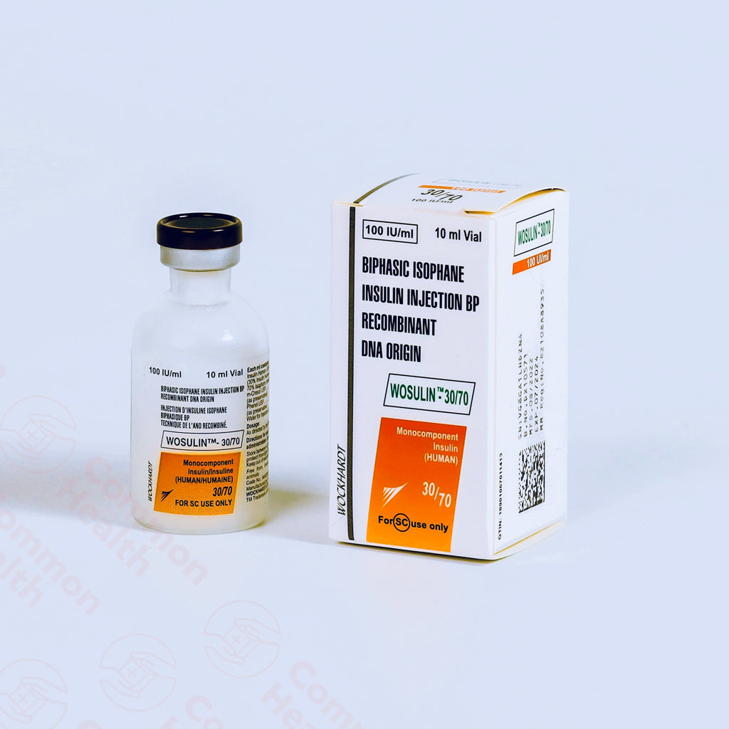 Wosulin 30/70 Vial (10 ml) – Common Health Myanmar
