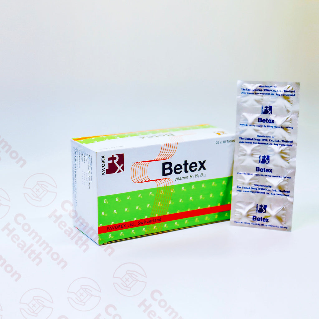 Betex (10 tablets) – Common Health Myanmar