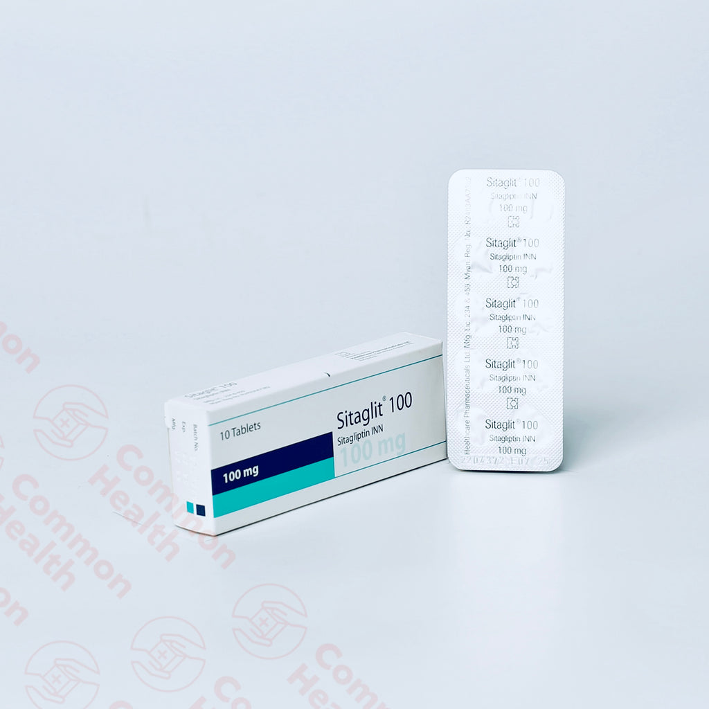 Sitaglit 100 (10 tablets) – Common Health Myanmar